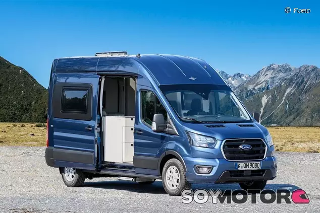 Coincheap Big Nugget Ford Transit: árasán ar rothaí