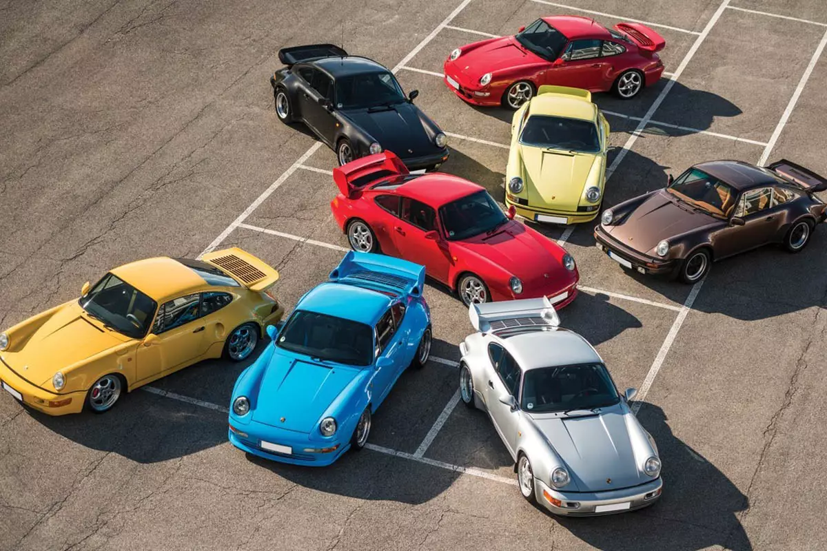 Eight classic Porsche 911 for 5.6 million euros