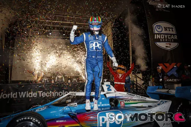 Newgarden wint by Gateway en Palou bliuwt yn 'e striid