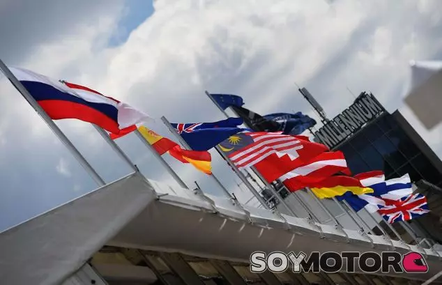 Drapo nan Hungaroring la