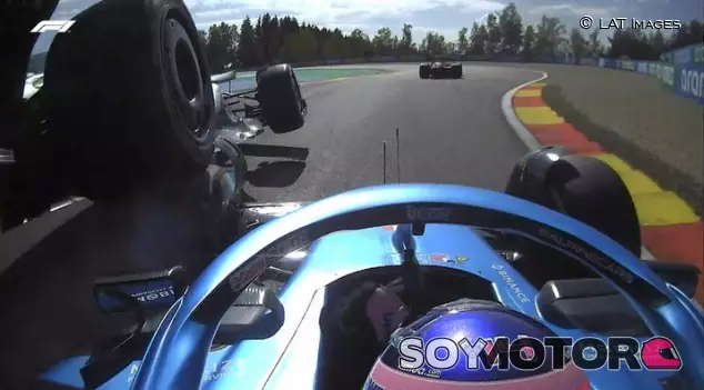 Alonso og berøringen med Hamilton: