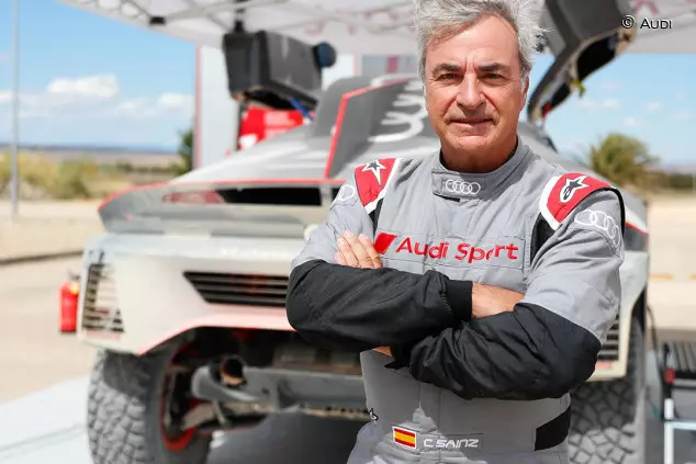 Carlos Sainz, anvan Dakar la: