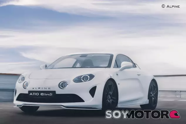 Alpine A110 E-Ternité: mohlala oa motlakase, tlas'a leholimo le bulehileng