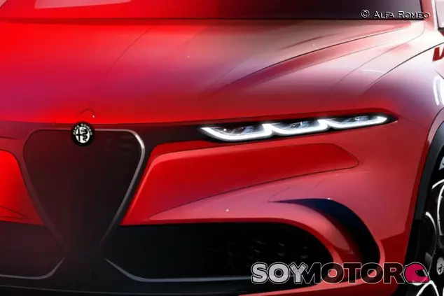 Alfa Romeo: nouvo SUV elèktrifye kontra enfòmèl ant sou wout la