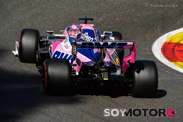 Sergio Pérez la GP Belgian F1 2019