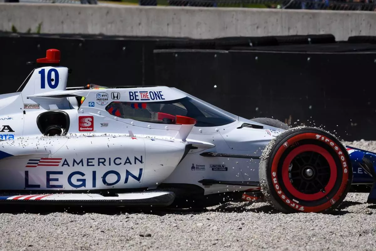 U-Alex Palou: ingozi no-Ericsson e-Road America