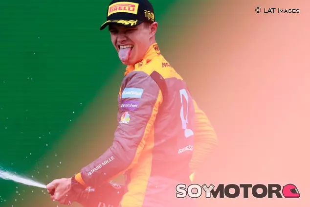 Norris hələ də Imola podiumunu möcüzə kimi görür