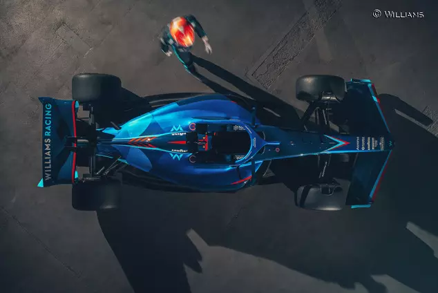 Williams presenterer sin FW44: blå med britisk touch
