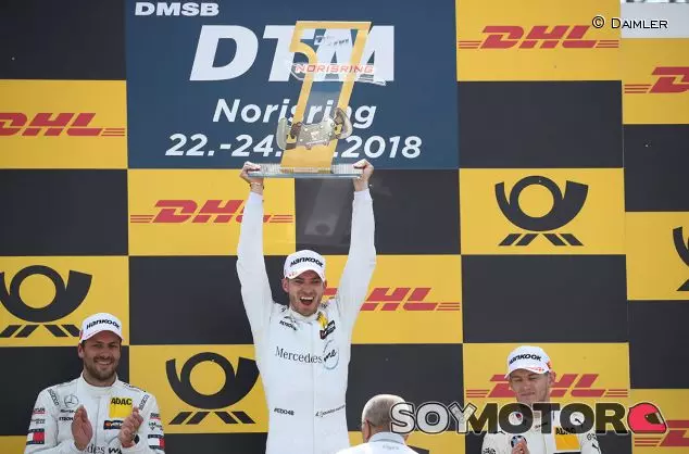 Mortara wuxuu ku hayaa Paffett at Norisring; Juncadella waa sideedaad