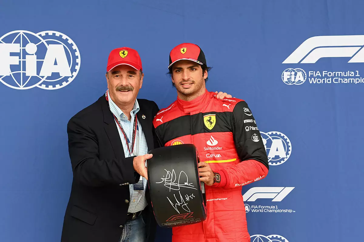 Sainz در باران در Silverstone می درخشد و به اولین قطب خود دست می یابد