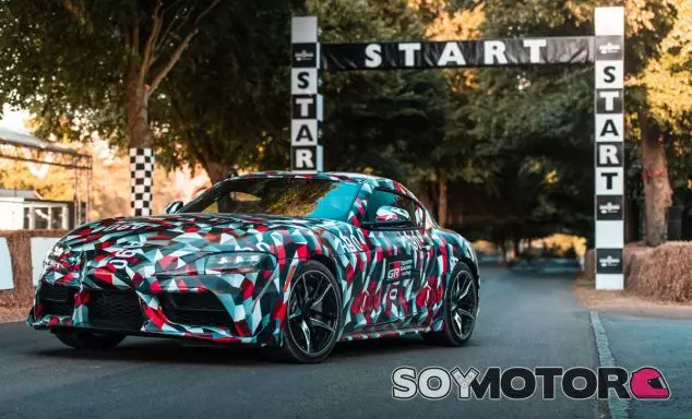 Den 2019 Toyota Supra bei Goodwood - SoyMotor