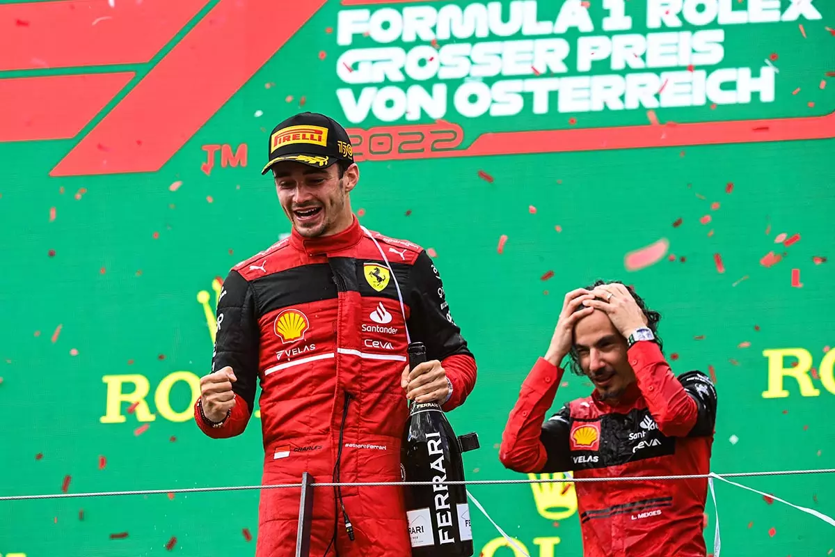 Leclerc le pẹlu Verstappen ni Austria ati Sainz fi oju nitori didenukole