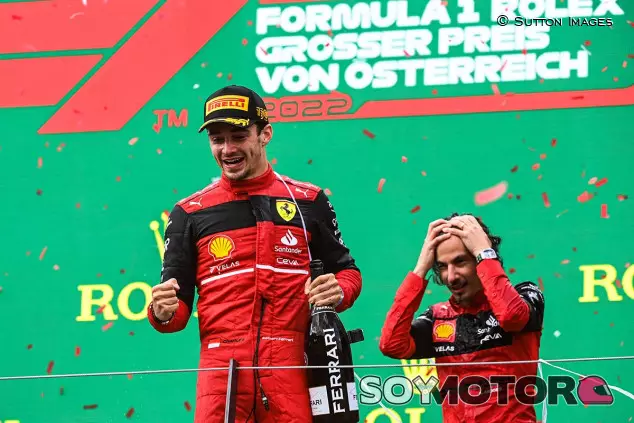 Leclerc သည် Austria ရှိ Verstappen နှင့် Sainz အရွက်ပြိုကွဲမှုကြောင့်ဖြစ်သည်။