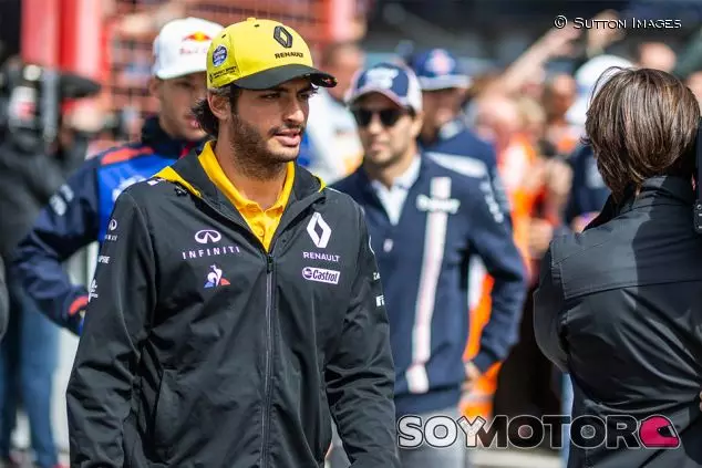 Carlos Sainz yn Spa