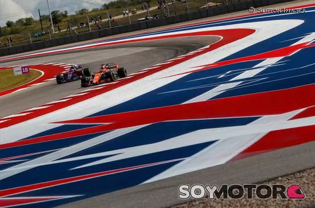 Fernando Alonso Circuit of the Americas -radalla