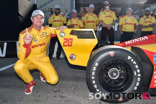 GP Sonoma: Hunter-Reay Pole; Dixon do të startojë i dyti dhe Rossi i gjashti