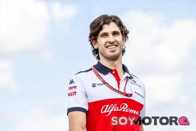 Antonio Giovinazzi na Hungaroring