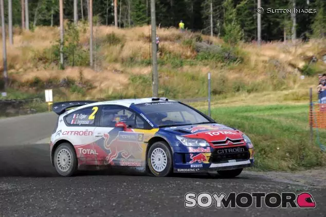 Sébastien Ogier සහ Julien Ingrasia Citroën C4 WRC සමඟ