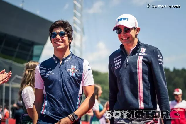 Lance Stroll (ဘယ်) နှင့် Esteban Ocon (ညာ) – SoyMotor.com