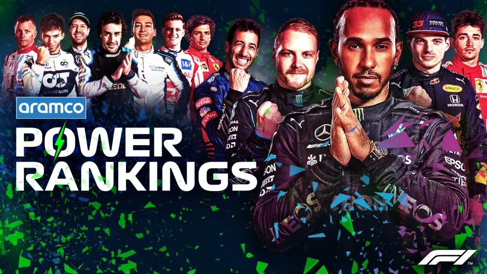 Power Rankings 2021: Χάμιλτον και Νόρις ισοβαθμούν πίσω από την Πορτογαλία