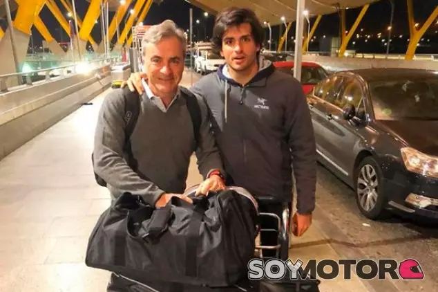 O Sainz, en Barajas