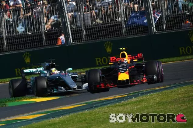 Verstappen e Hamilton al GP d'Australia - SoyMotor