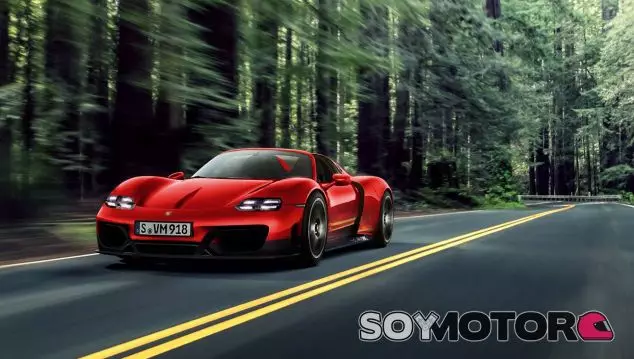 Ini akan menjadi Porsche 918 Spyder dengan gaya semula