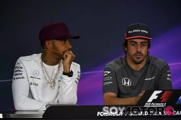 Lewis Hamilton jeung Fernando Alonso di Kanada - SoyMotor