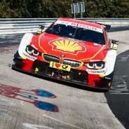 Augusto Farfus aan het stuur van de BMW M4 DTM op de Nürburgring