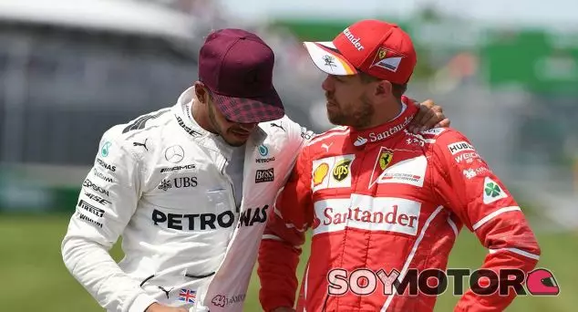 Tranh cãi va chạm giữa Hamilton và Vettel trước cờ đỏ Baku