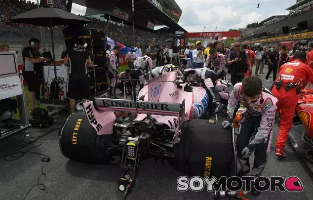 Force India je dosegla največji napredek v letu 2017 na domači VN