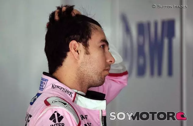 Sergio Perez a Sepang