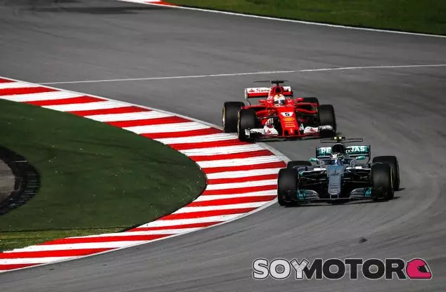 Valtteri Bottas da Sebastian Vettel a Sepang