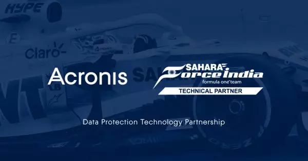 Acronis डेटा सुरक्षा भागीदार के रूप में Force India के साथ जुड़ता है 24121_2
