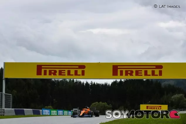 Pirelli sitúa a diferenza entre duro e medio en 0,3 e 0,5 entre medio e brando