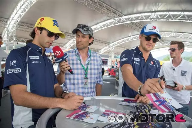 Felipe Nars and Marcus Ericsson in Austria - LaF1