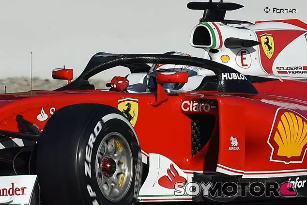 Sebastian Vettel i le preseason ma le uluai halo - LaF1