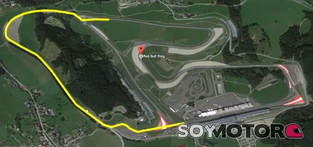 Iyo yakarongwa shanduko yeRed Bull Ring - LaF1