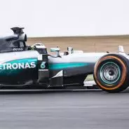 Jorge Lorenzo dengan Mercedes W05 di Silverstone - LaF1