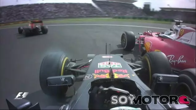 Daniel Ricciardo countervolante w walce z Sebastianem Vettelem - LaF1