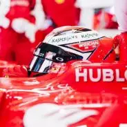 Kimi Räikkönen n'ime igbe Ferrari n'oge GP China - LaF1