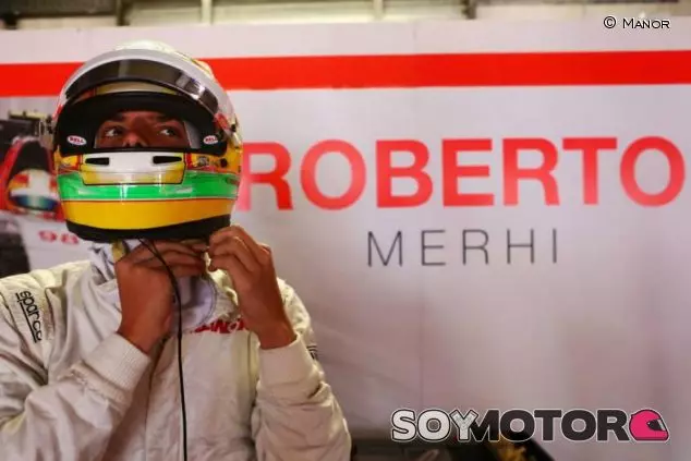 Roberto Merhi di qutiya Manor de di dema pratîka Monaco de - LaF1