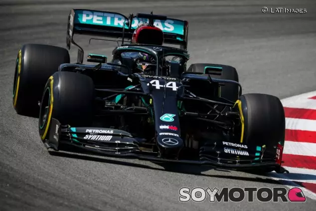 Lewis Hamilton ku Barcelona