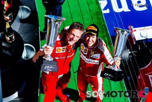 Allison lan Vettel ing podium ing Hongaria - LaF1.es