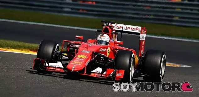 Sebastian Vettel di Spa-Francorchamps - LaF1