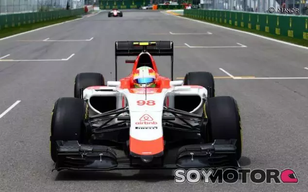 Раберта Мерхі на стартавай рашотцы ў Канадзе - LaF1