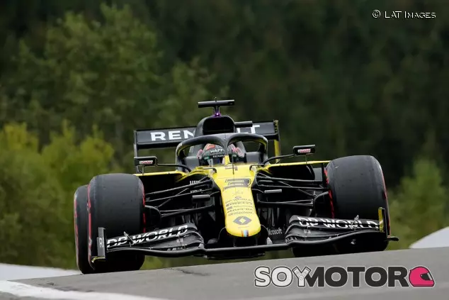 Renault di GP Belgian F1 2020: Saptu