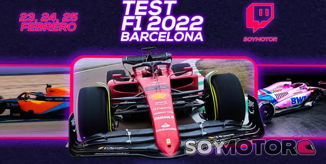 Följ F1 2022 försäsongstesten i Barcelona med SoyMotor.com