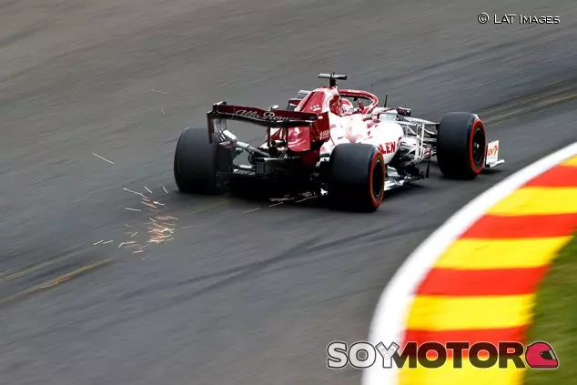 Alfa Romeo na GP Belgii F1 2020: sobota