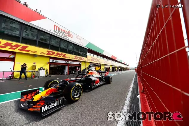 Max Verstappen di Mugello